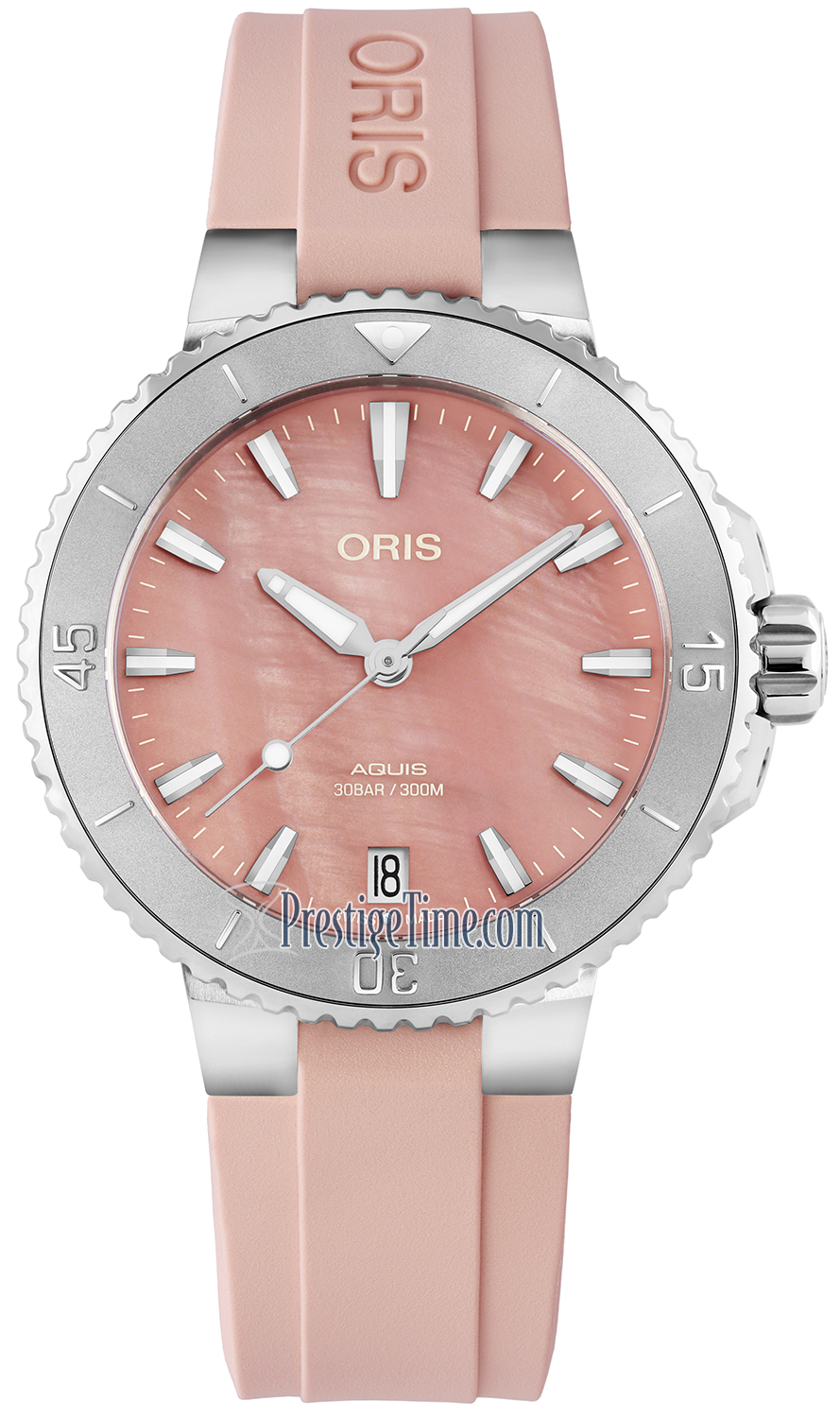 01 733 7770 4158-07 4 18 66FC Oris Aquis Date 36.5mm Ladies Watch