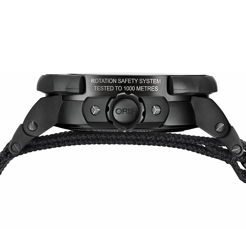 01 747 7715 7754-Set Oris Force Recon GMT Diver Mens Watch