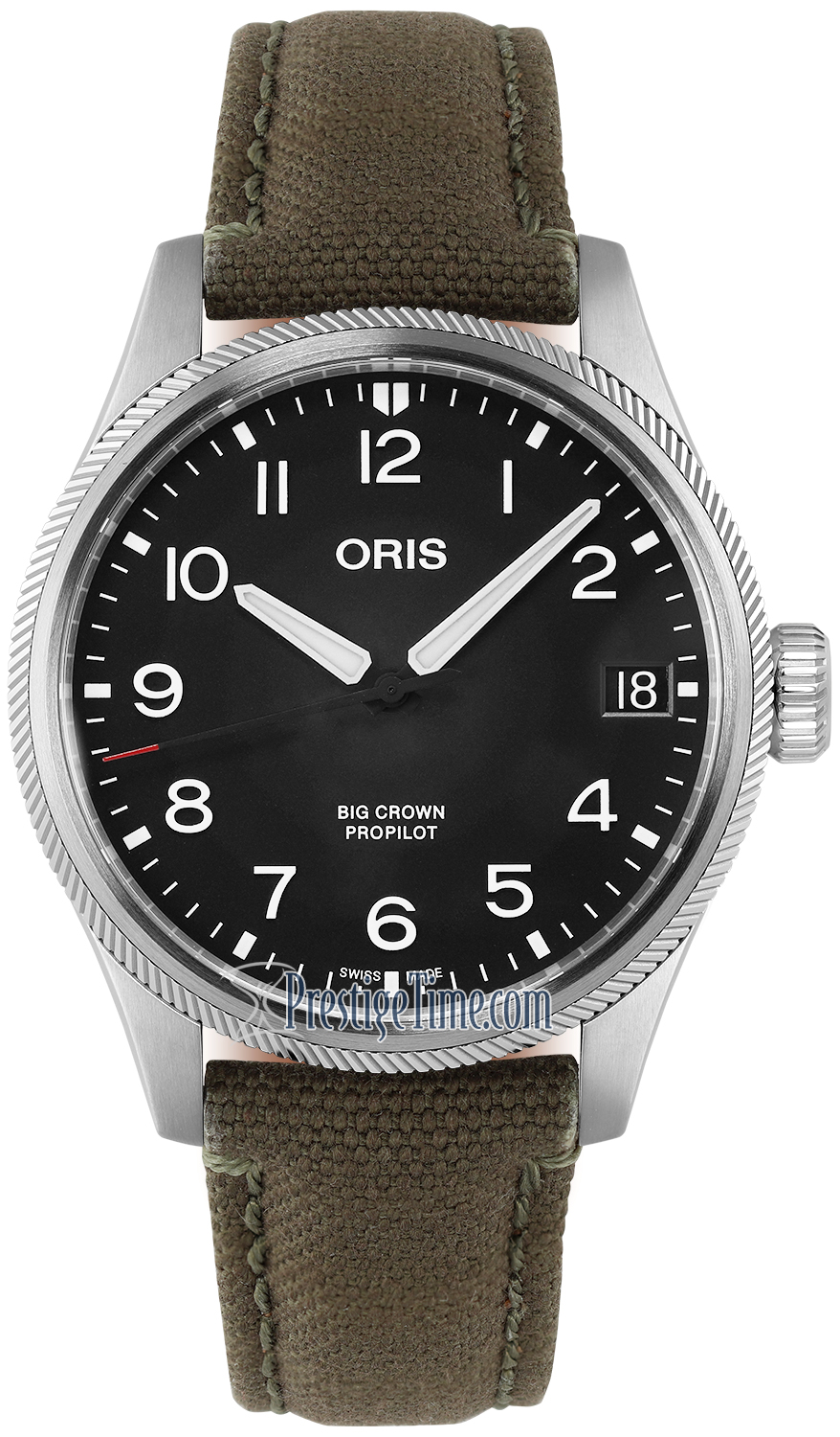 01 751 7761 4164-07 3 20 03LC Oris Big Crown ProPilot Date 41mm Mens Watch