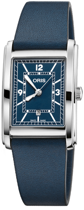 01 561 7783 4065-07 5 19 17 Oris Rectangular Automatic Midsize Watch