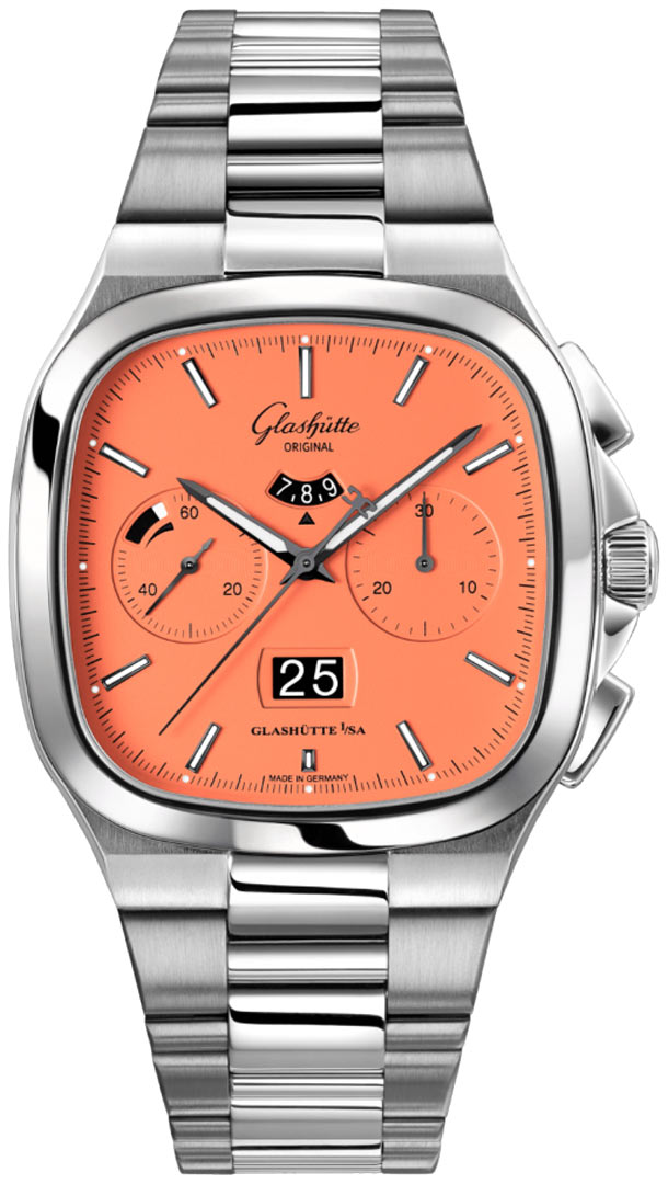 1-37-02-11-02-70 Vibing Orange Glashutte Original Seventies Chronograph ...