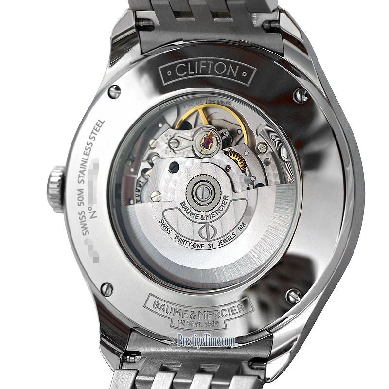 10141 Baume & Mercier Clifton Small Seconds Automatic 41mm Mens Watch