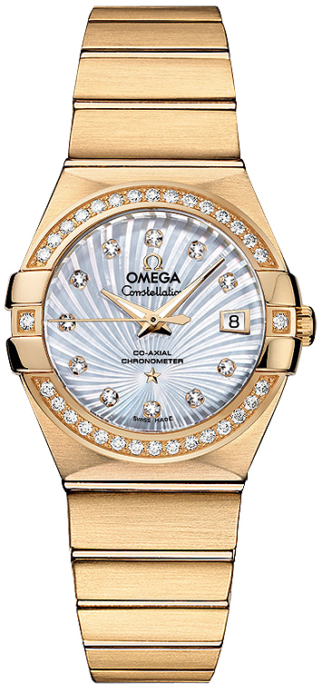 123.55.27.20.55.002 Omega Constellation Co-Axial Automatic 27mm Ladies ...