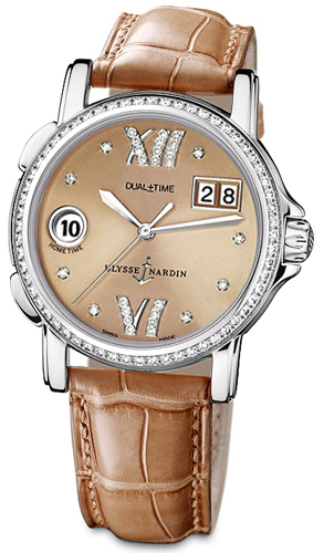 223-28B/30-09 Ulysse Nardin GMT Big Date 37mm Ladies Watch