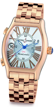 226-68-8/41 Ulysse Nardin Michelangelo UTC Dual Time Mens Watch
