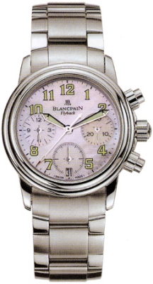 2385f-1144-71 Blancpain Leman Flyback Chronograph Ladies Watch