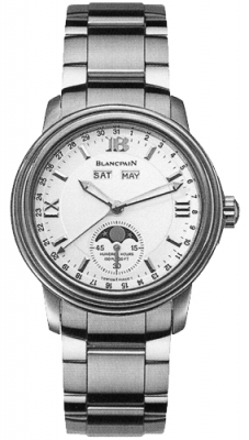 2763-1127a-71 Blancpain Leman Moonphase & Complete Calendar Mens Watch