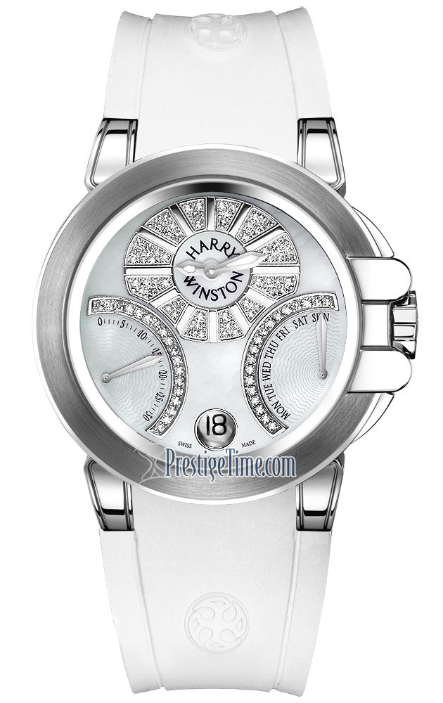 400/UABI36WC.MD Harry Winston Ocean Lady Biretro Ladies Watch