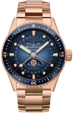 5054-3640-76S Blancpain Fifty Fathoms Bathyscaphe Complete Calendar ...