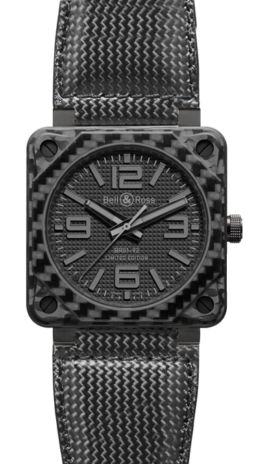 BR01-92 Carbon Fiber Phantom Bell & Ross BR01-92 Automatic 46mm Mens Watch
