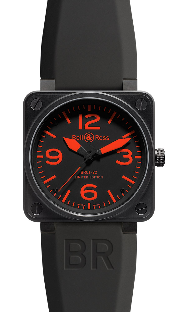 BR01-92 Red Bell & Ross BR01-92 Automatic 46mm Mens Watch