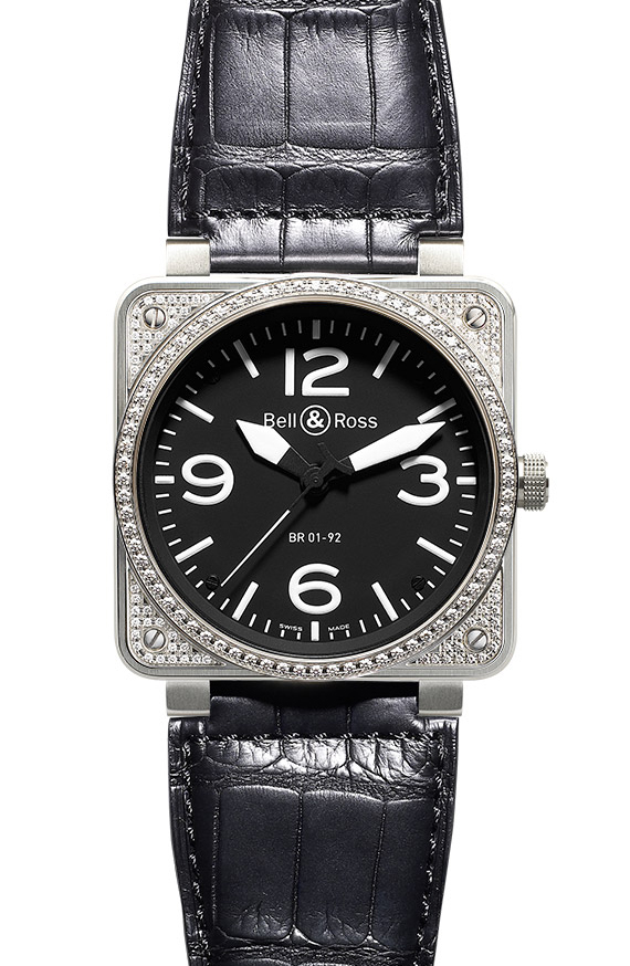 BR01-92 Top Diamond Black Bell & Ross BR01-92 Automatic 46mm Mens Watch