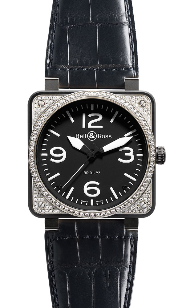 BR01-92 Top Diamond Carbon Bell & Ross BR01-92 Automatic 46mm Mens Watch
