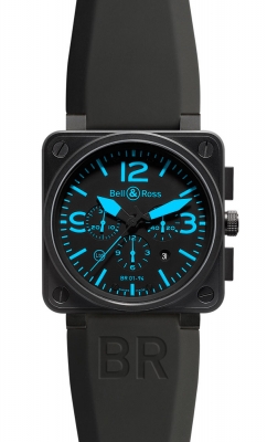 BR01-94 Blue Bell & Ross BR01-94 Chronograph 46mm Mens Watch
