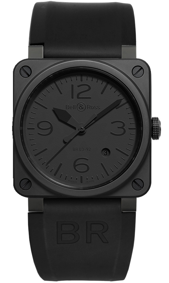BR03-92 Phantom Ceramic Bell & Ross BR03-92 Automatic 42mm Mens Watch