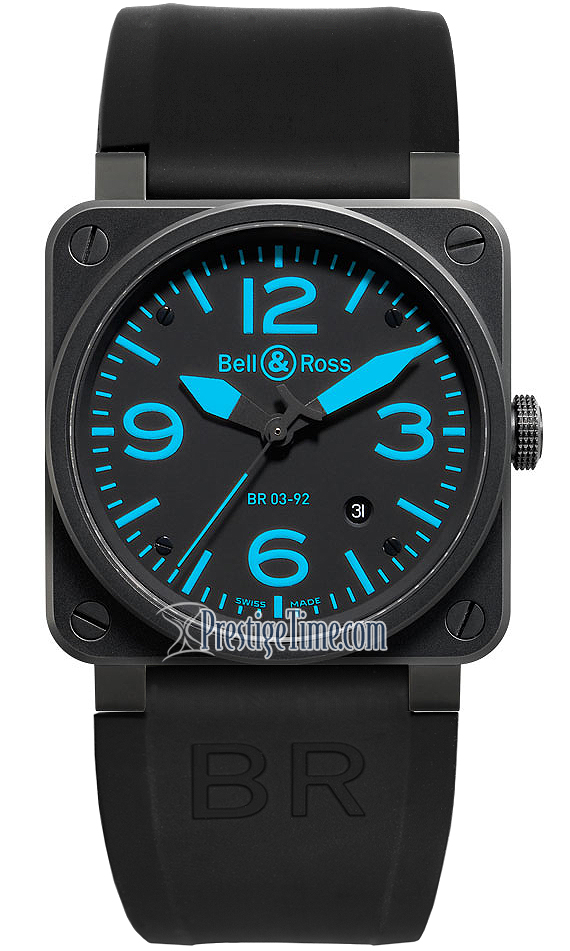 BR03-92 Blue Bell & Ross BR03-92 Automatic 42mm Mens Watch