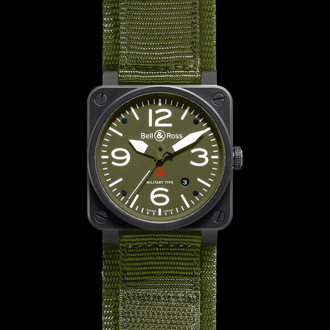 BR03-92 Military Carbon Bell & Ross BR03-92 Automatic 42mm Mens Watch