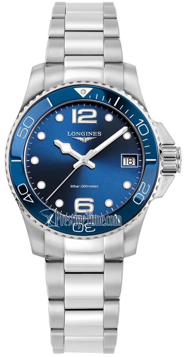 L3.370.4.96.6 L33704966 Longines HydroConquest Quartz 32mm Ladies Watch