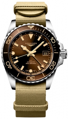 L3.790.4.66.2 L37904662 Longines HydroConquest GMT 41mm Mens Watch