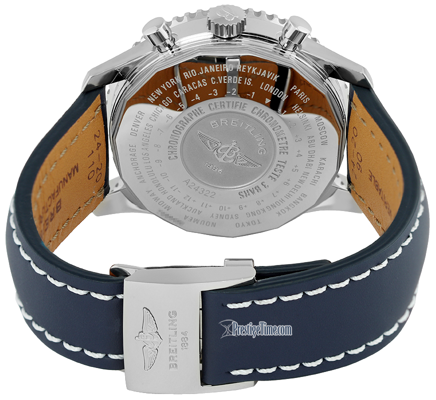 a24322121c2x2 Breitling Navitimer 1 Chronograph GMT 46 Mens Watch