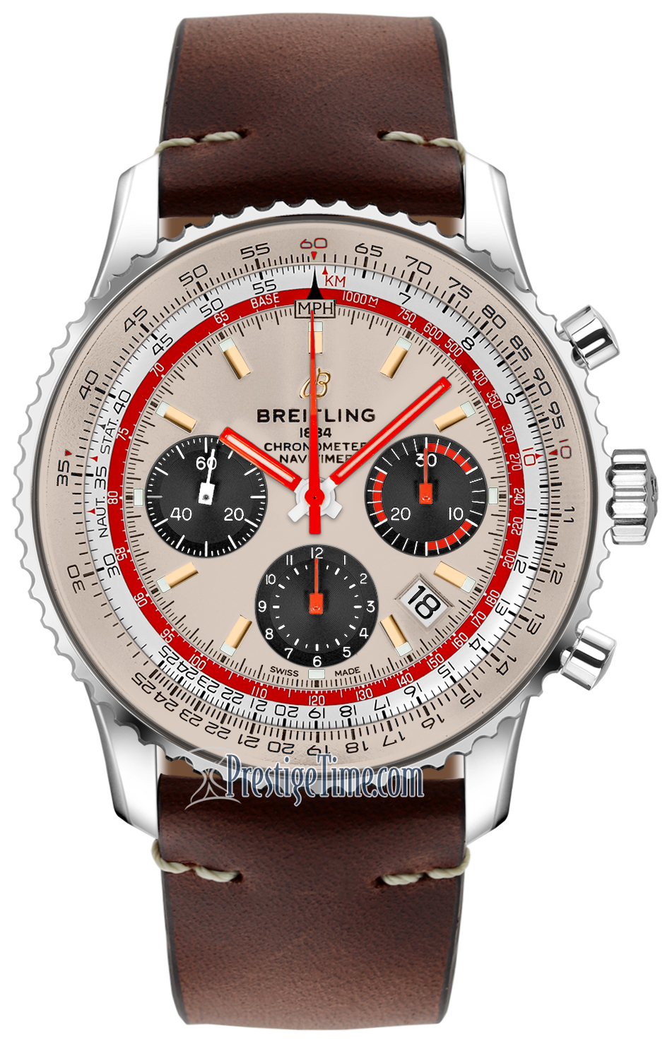 ab01219a1g1x2 TWA Breitling Navitimer 1 B01 Chronograph 43 Mens Watch