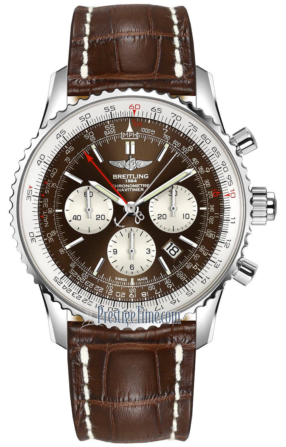 ab0310211q1p1 Breitling Navitimer 1 B03 Chronograph Rattrapante 45 Mens ...