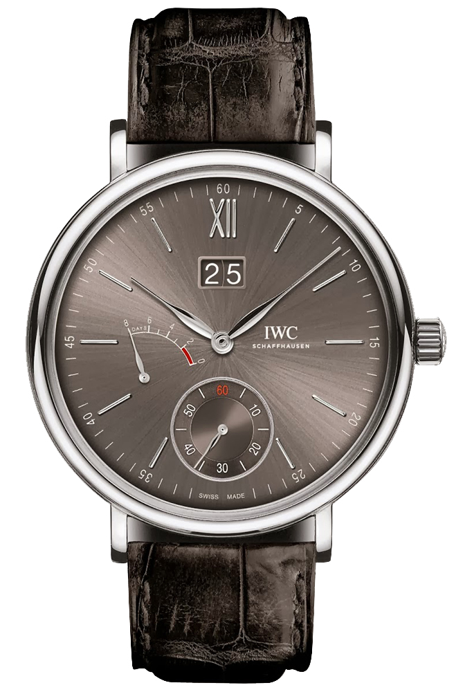 iw516101 IWC Portofino Hand Wound Big Date Eight Days 45mm Mens Watch