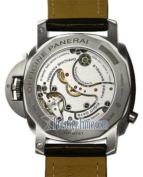 pam00311 Panerai Luminor 1950 8 Days GMT Monopulsante Chrono Mens Watch