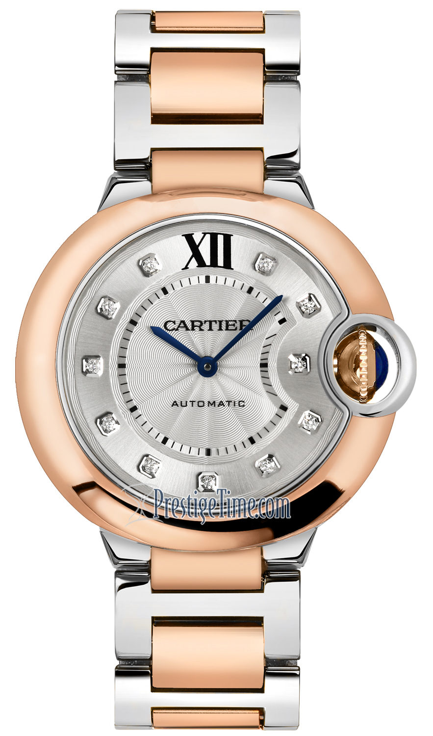 w3bb0007 Cartier Ballon Bleu 36mm Ladies Watch