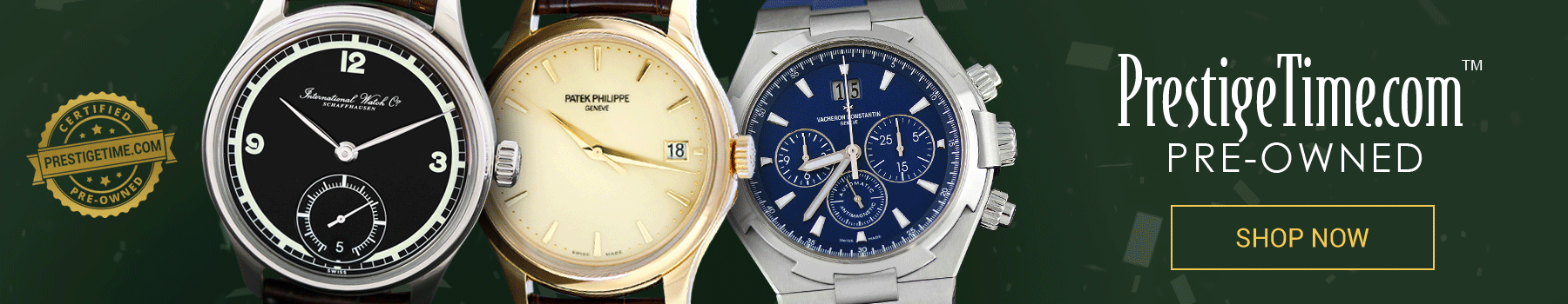 PrestigeTime Discounted Luxury Watches for Men & Women
