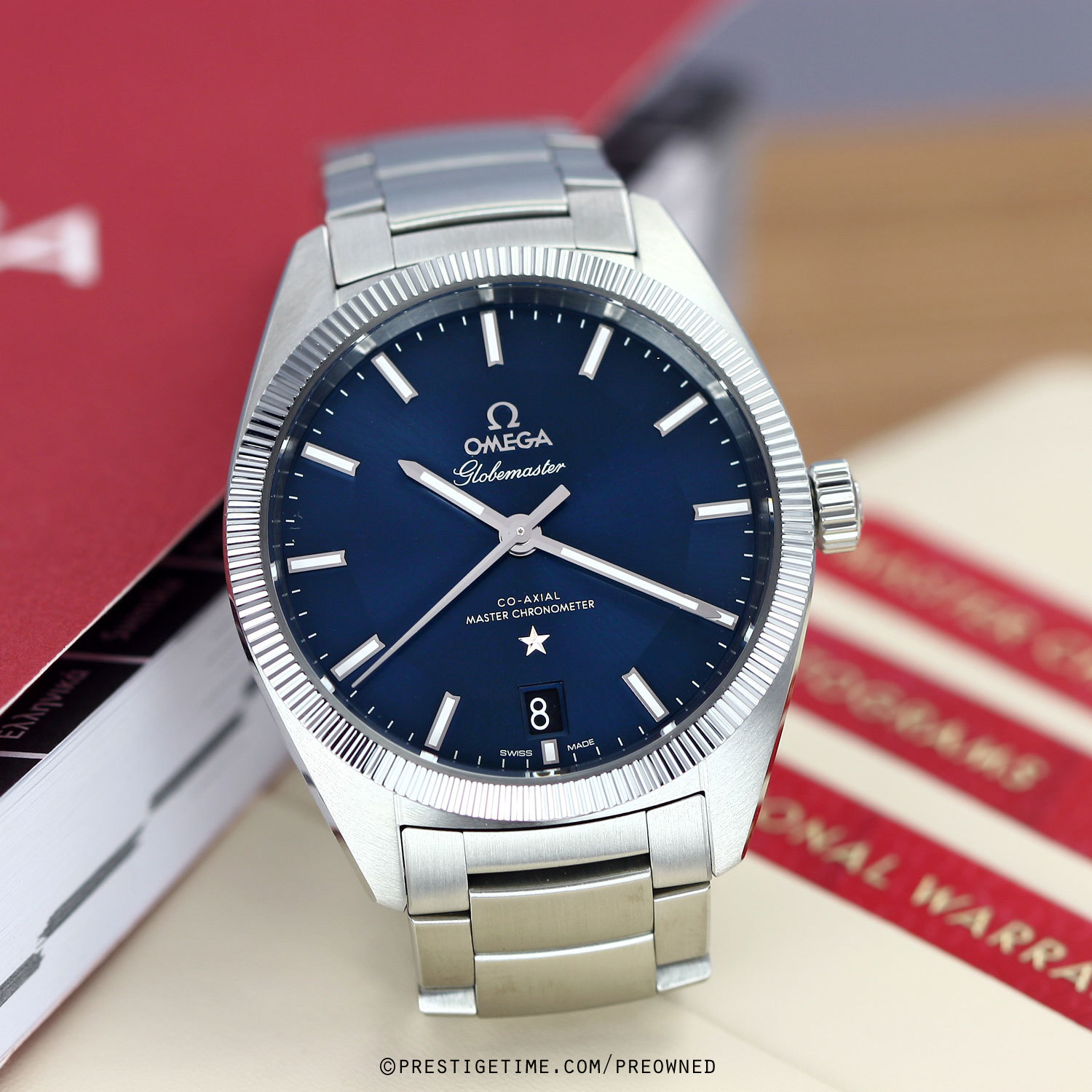 Pre-owned Omega Globemaster 39mm 130.30.39.21.03.001