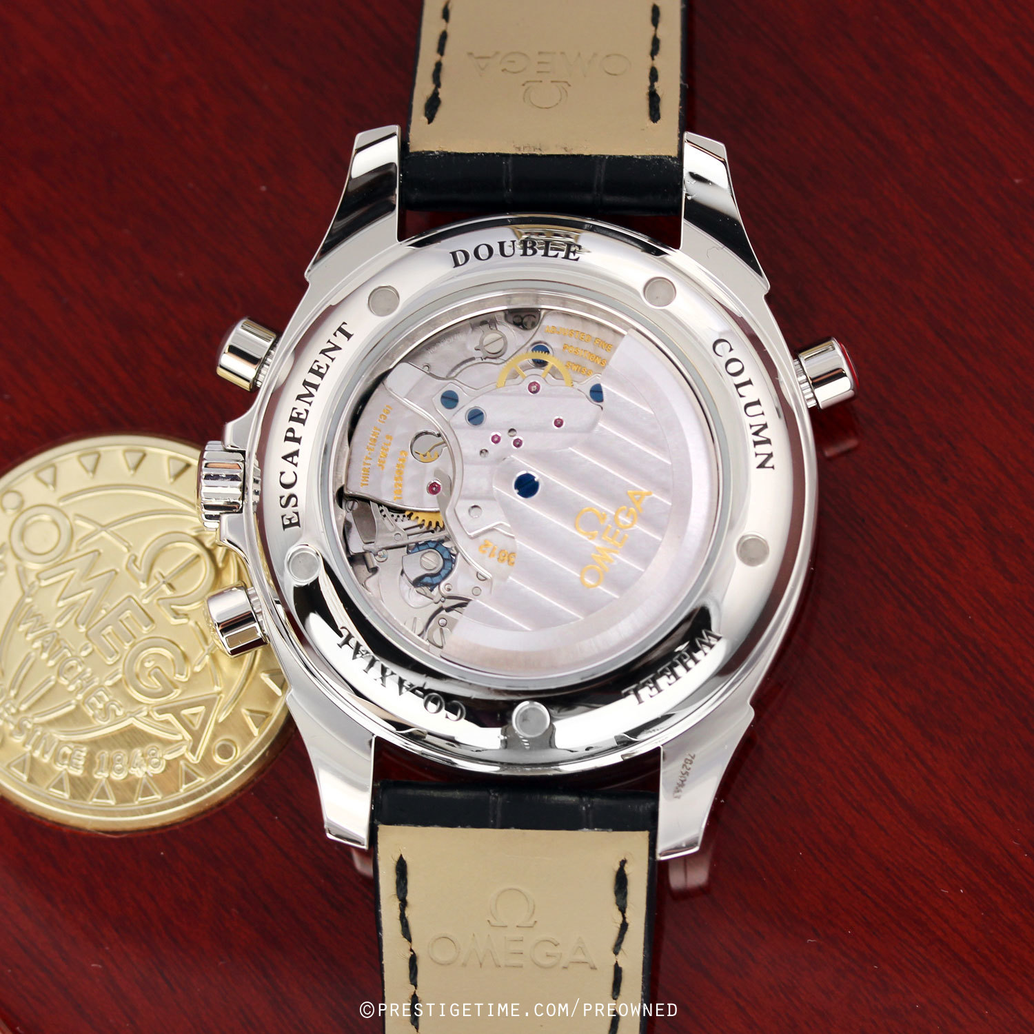 Pre-owned Omega DeVille Chronoscope Co-Axial Rattrapante 4847.50.31