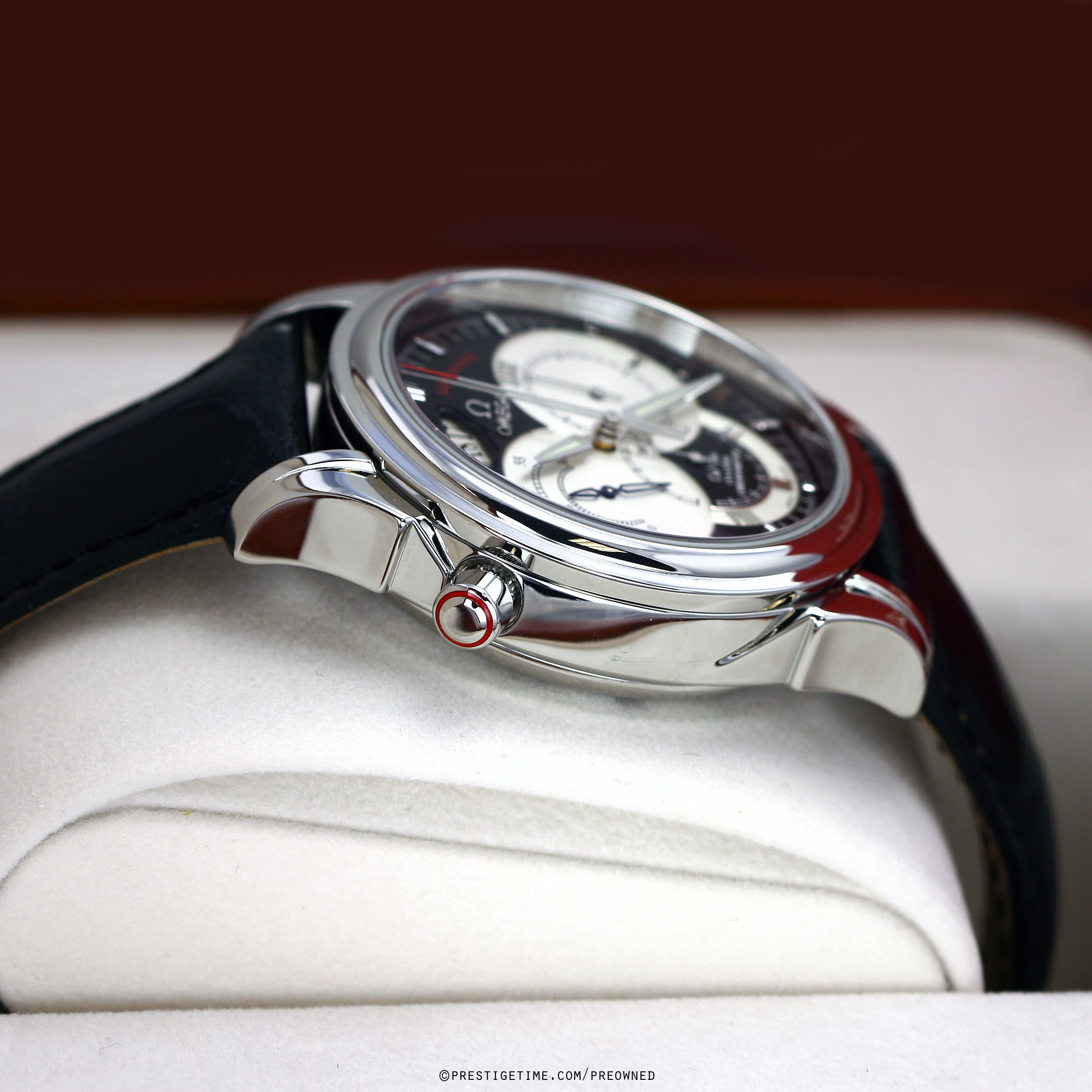 Pre-owned Omega DeVille Chronoscope Co-Axial Rattrapante 4847.50.31