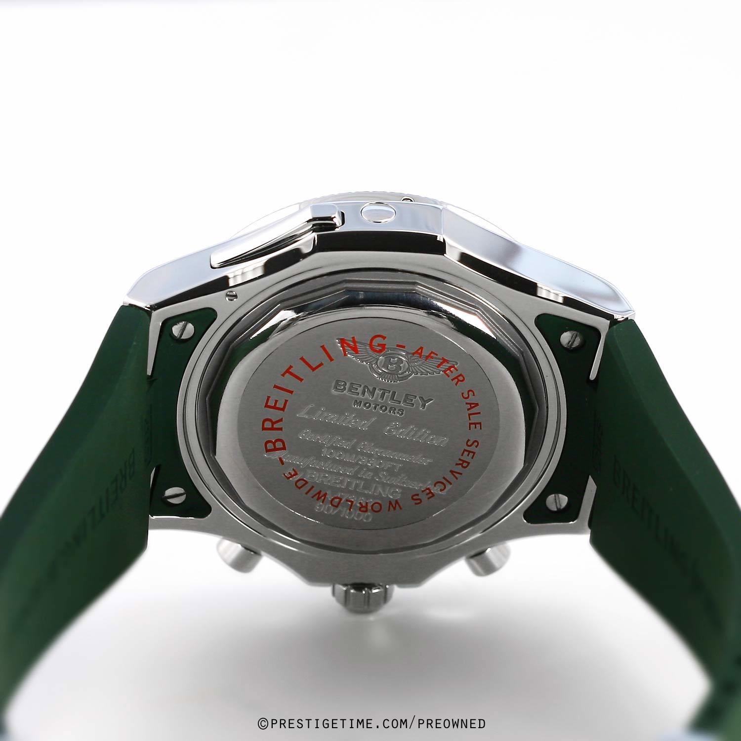Pre-owned Breitling Bentley GMT Chronograph a47362s4/b919/214s