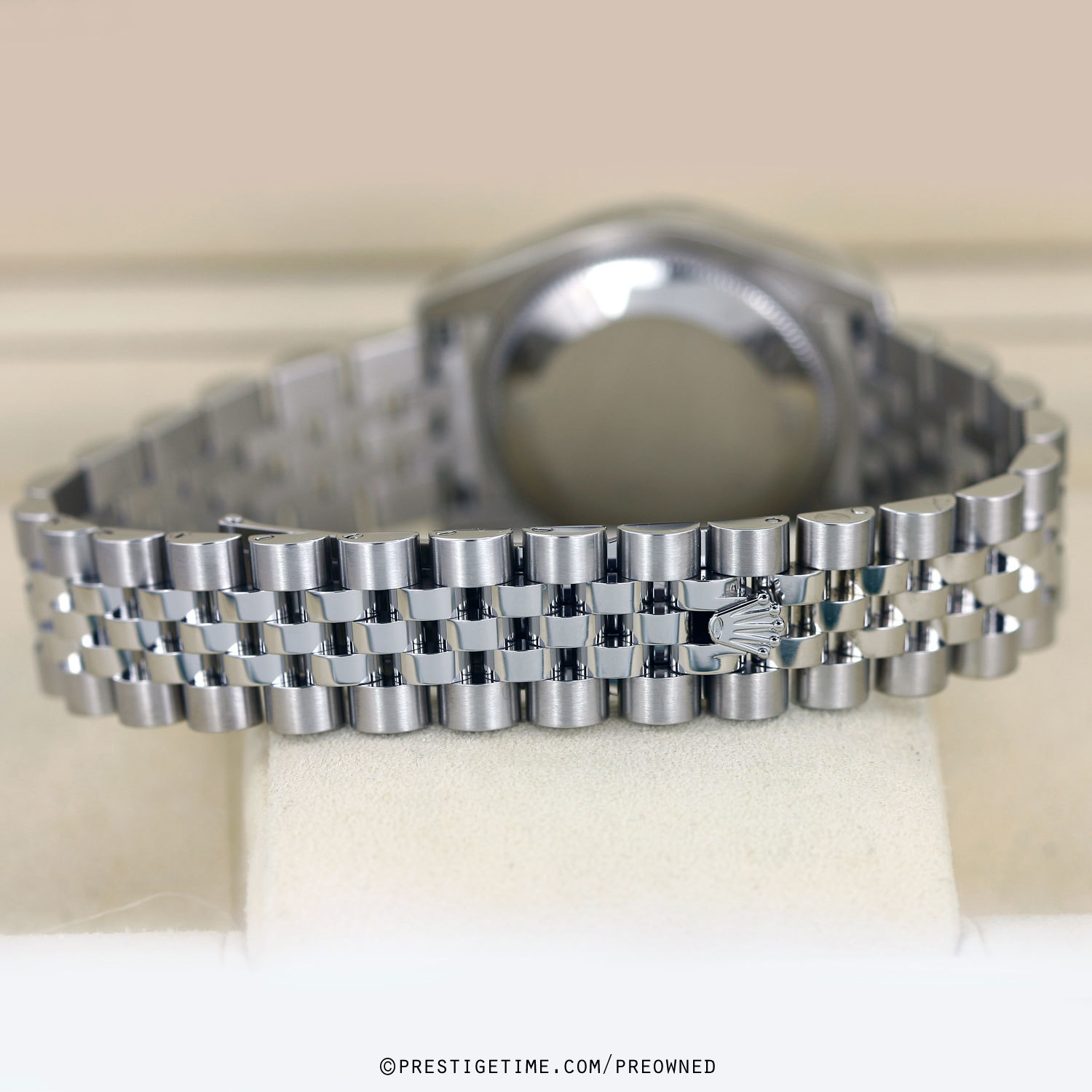 Pre-owned Rolex Datejust 31mm Stainless Steel 178274 Blue Index Jubilee