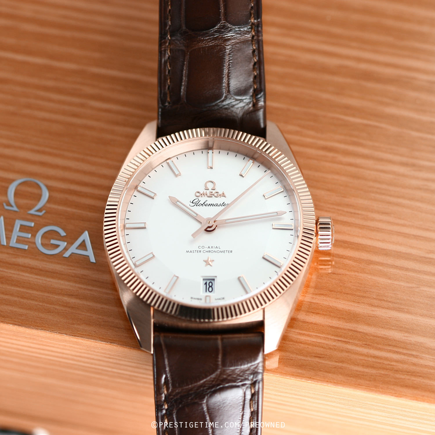 Pre-owned Omega Globemaster 39mm 130.53.39.21.02.001