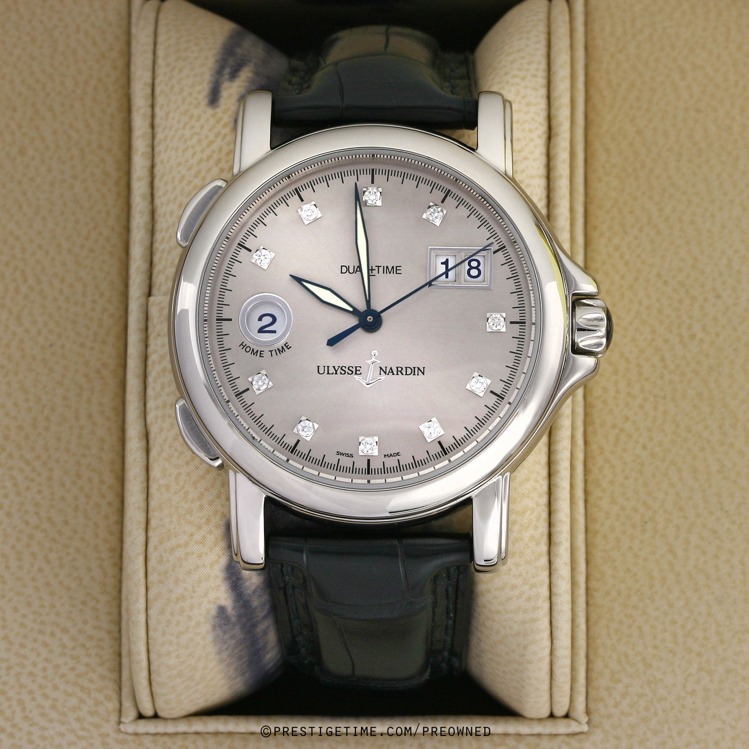 Pre-owned Ulysse Nardin GMT Big Date 40mm 223-88/991