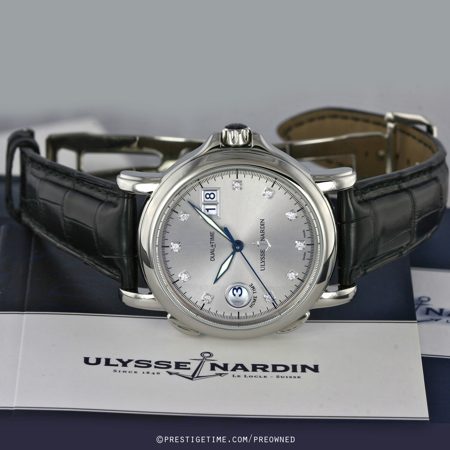 Pre-owned Ulysse Nardin GMT Big Date 40mm 223-88/991