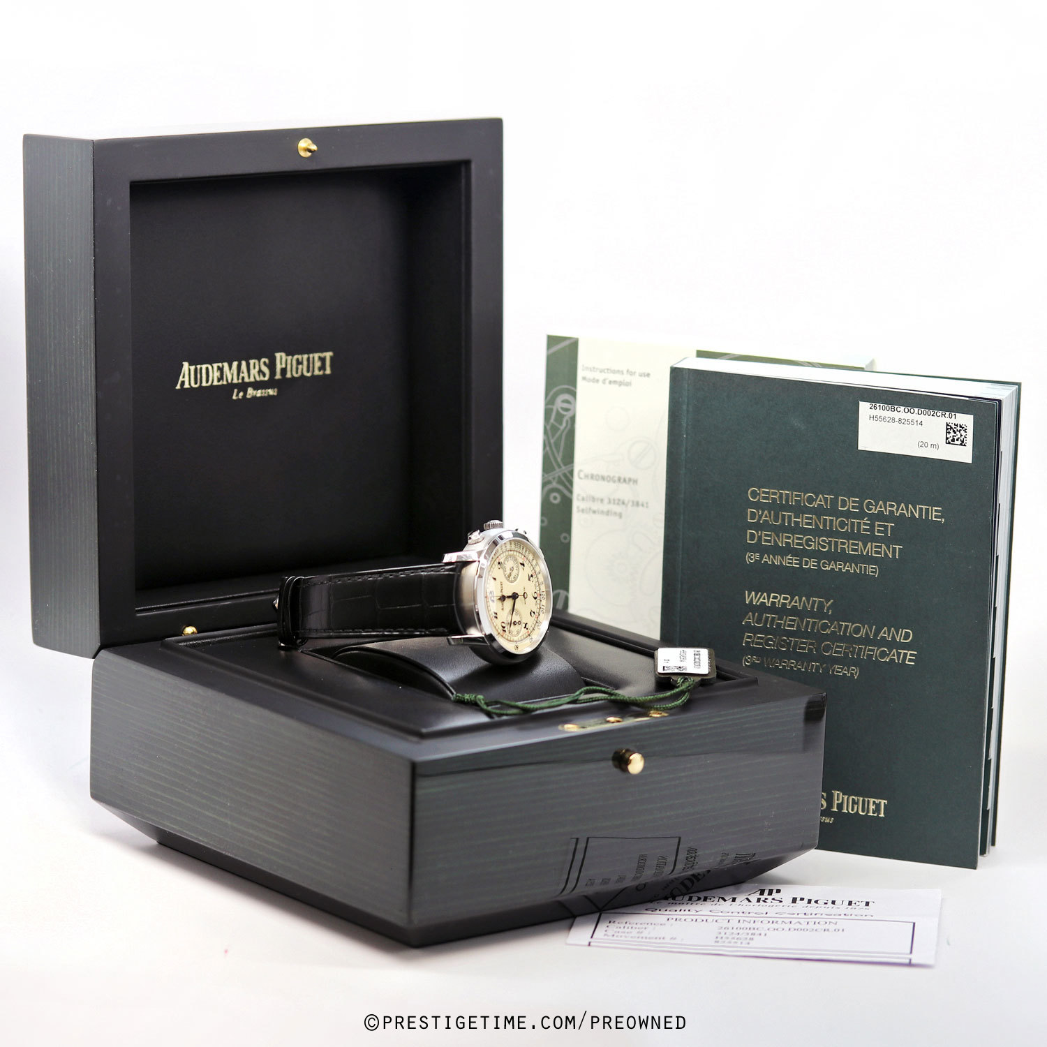 Pre-owned Audemars Piguet Jules Audemars Automatic Chronograph 26100bc ...
