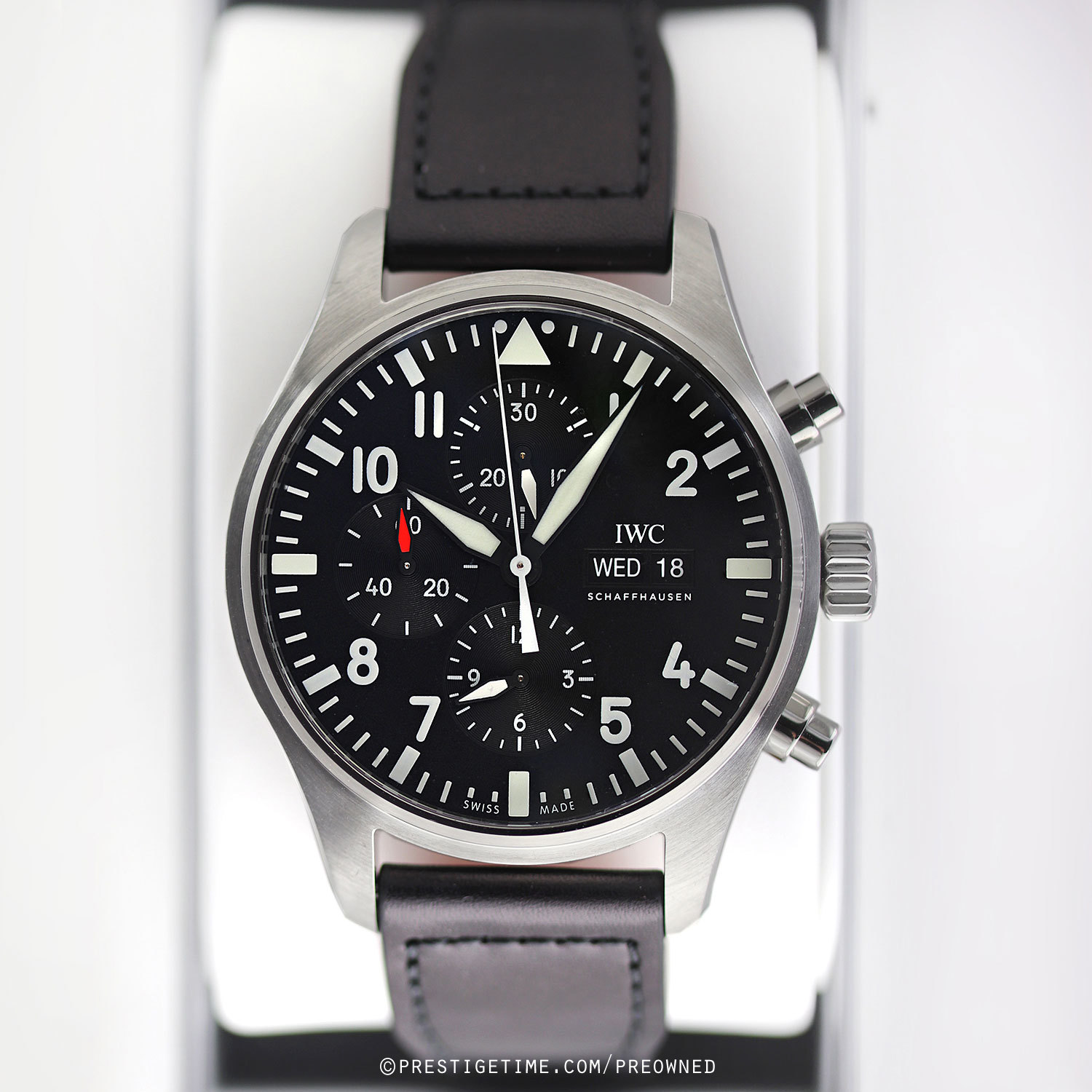 Pre-owned IWC Pilot's Watch Chronograph iw377709