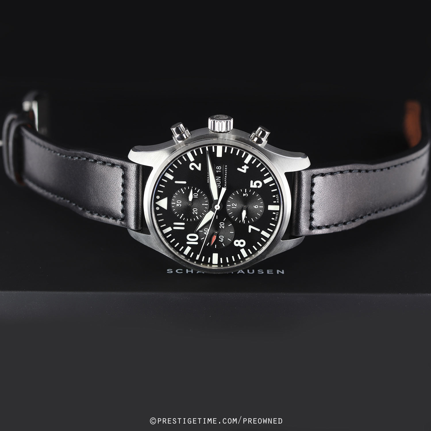 Pre-owned IWC Pilot's Watch Chronograph iw377709