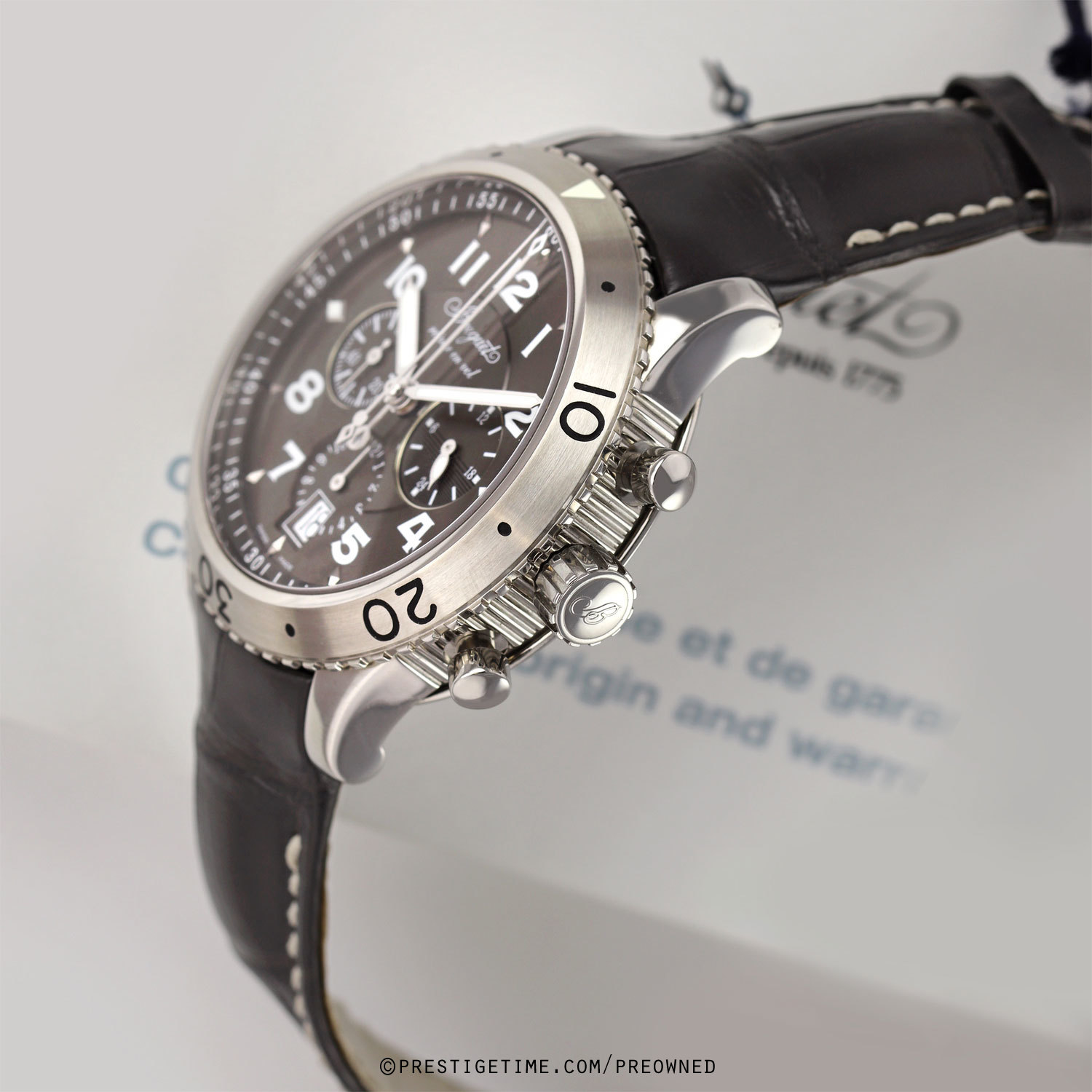 Pre-owned Breguet Type XXI Flyback 3810st/92/9zu