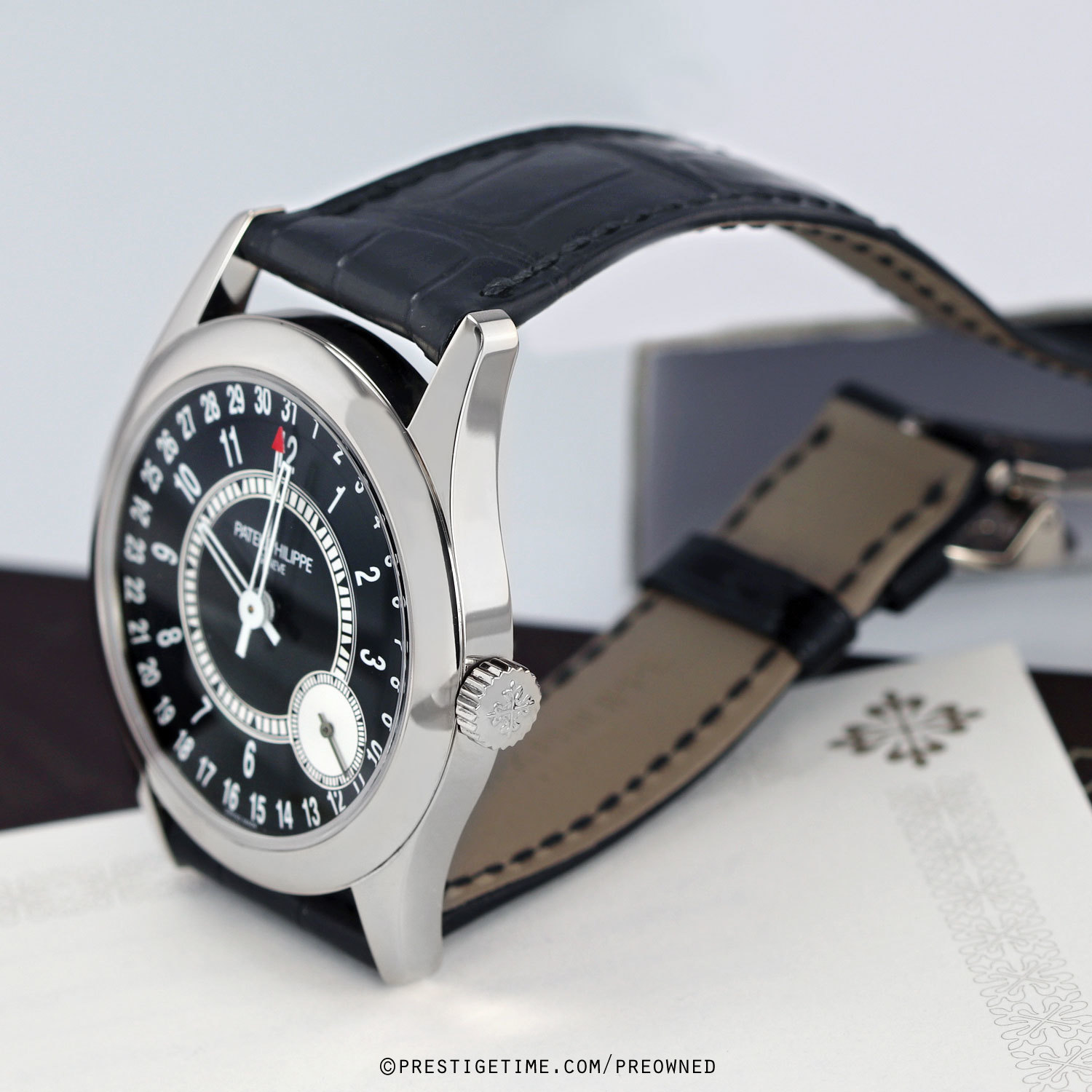 Pre-owned Patek Philippe Calatrava Automatic 6006g-001