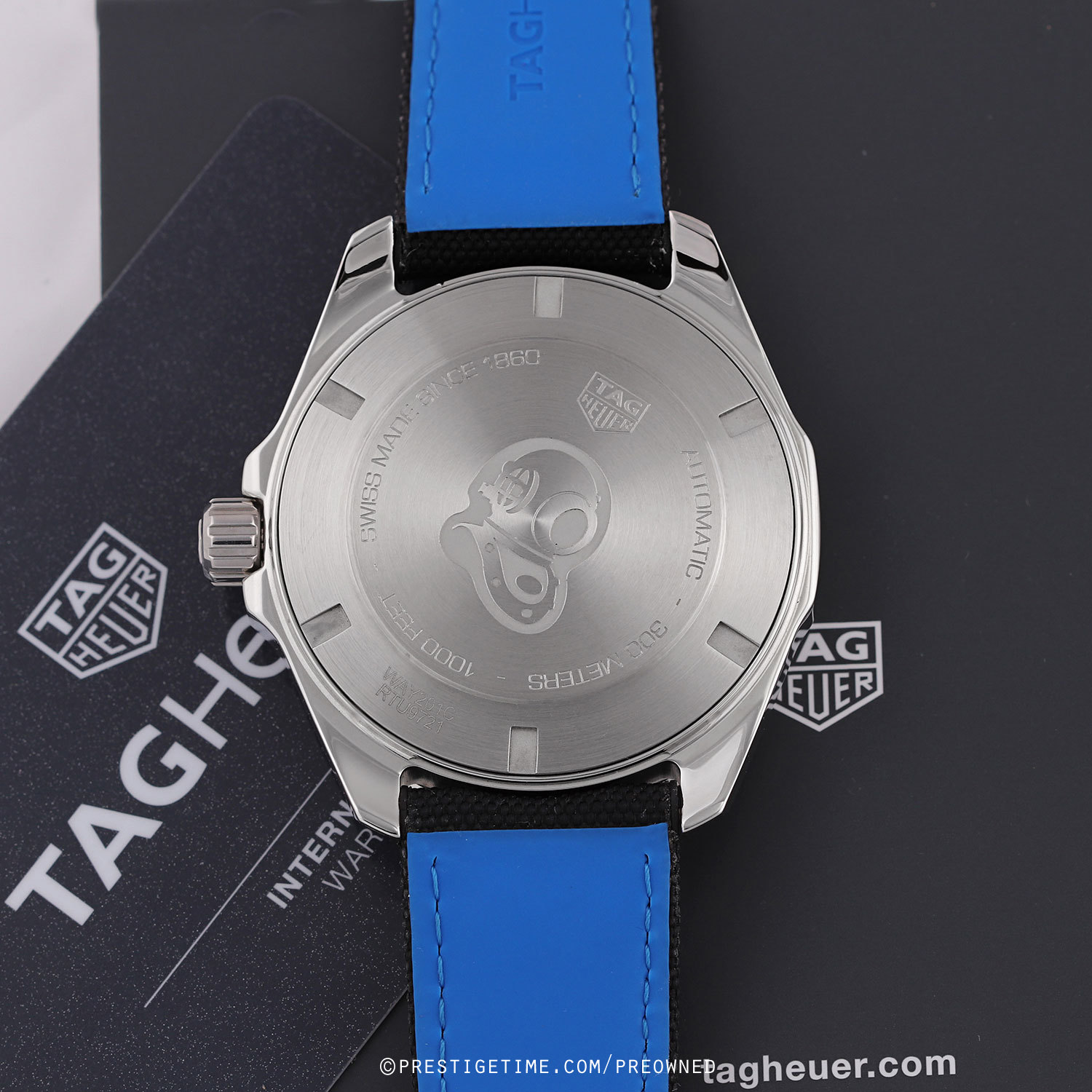 Pre-owned Tag Heuer Aquaracer Automatic 43mm way201c.fc6395