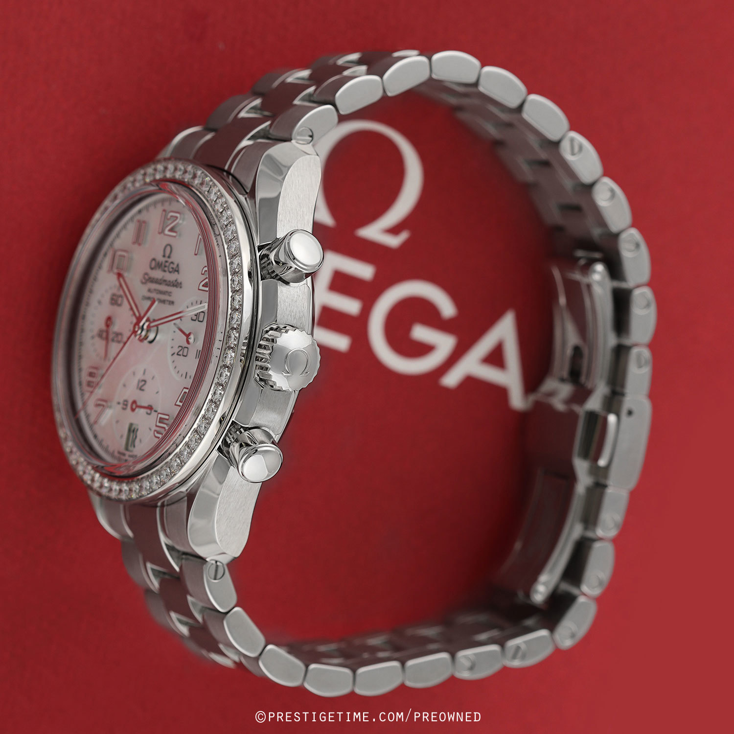 Pre-owned Omega Speedmaster Lady Chronograph 38mm 324.15.38.40.05.001