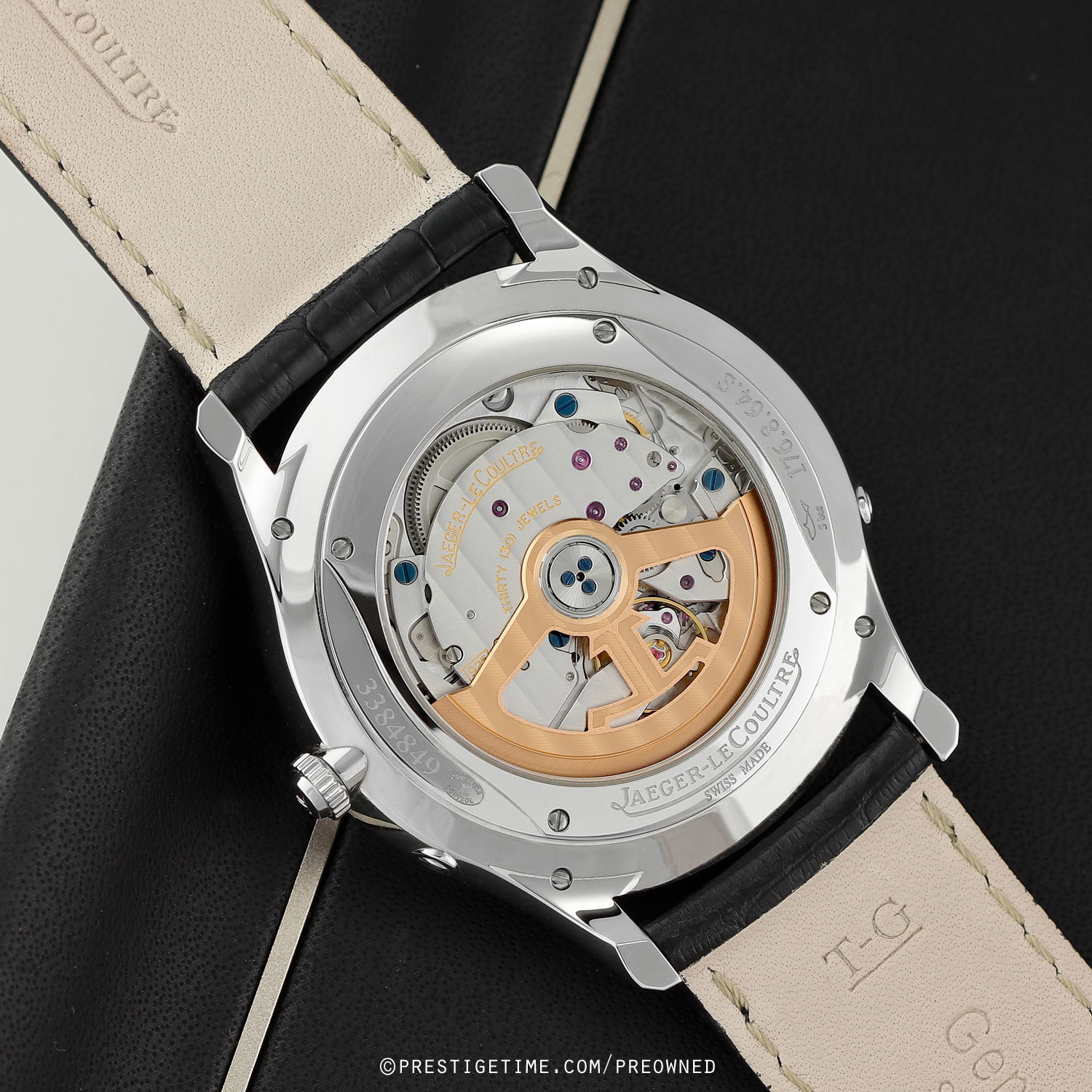 Pre-owned Jaeger LeCoultre Master Ultra Thin Moon 39mm 1368420