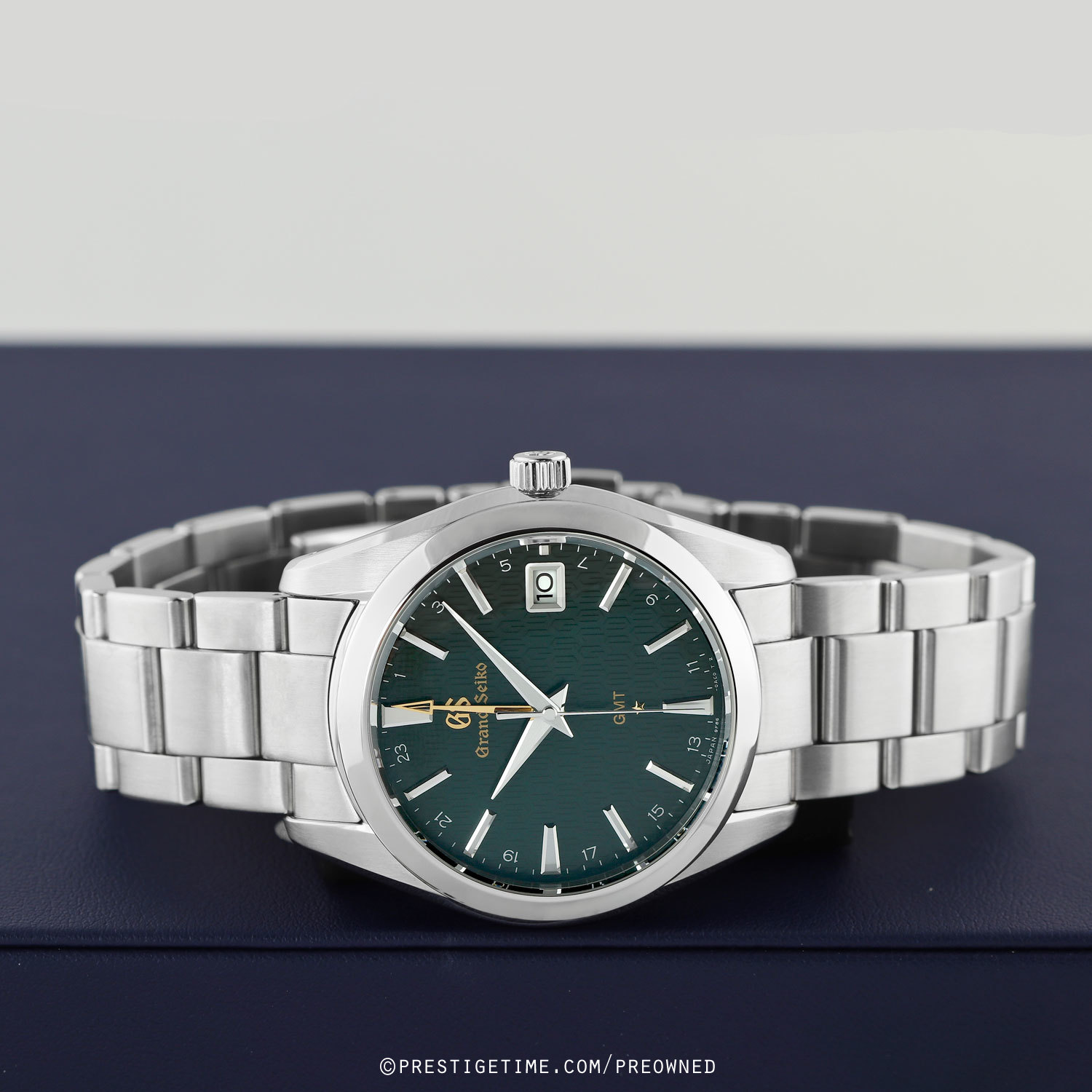 Pre-owned Grand Seiko Heritage 9F Quartz GMT sbgn007