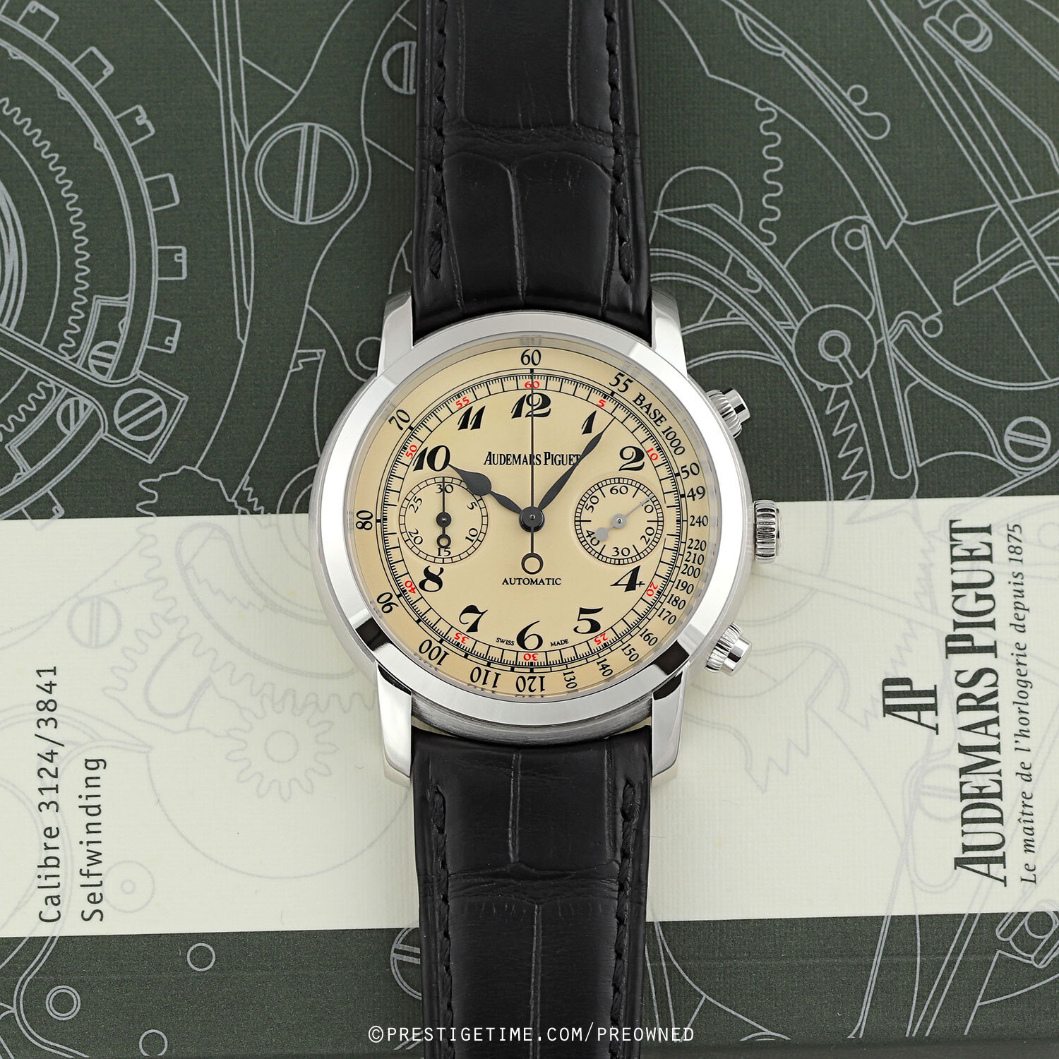 Pre-owned Audemars Piguet Jules Audemars Automatic Chronograph 26100bc ...