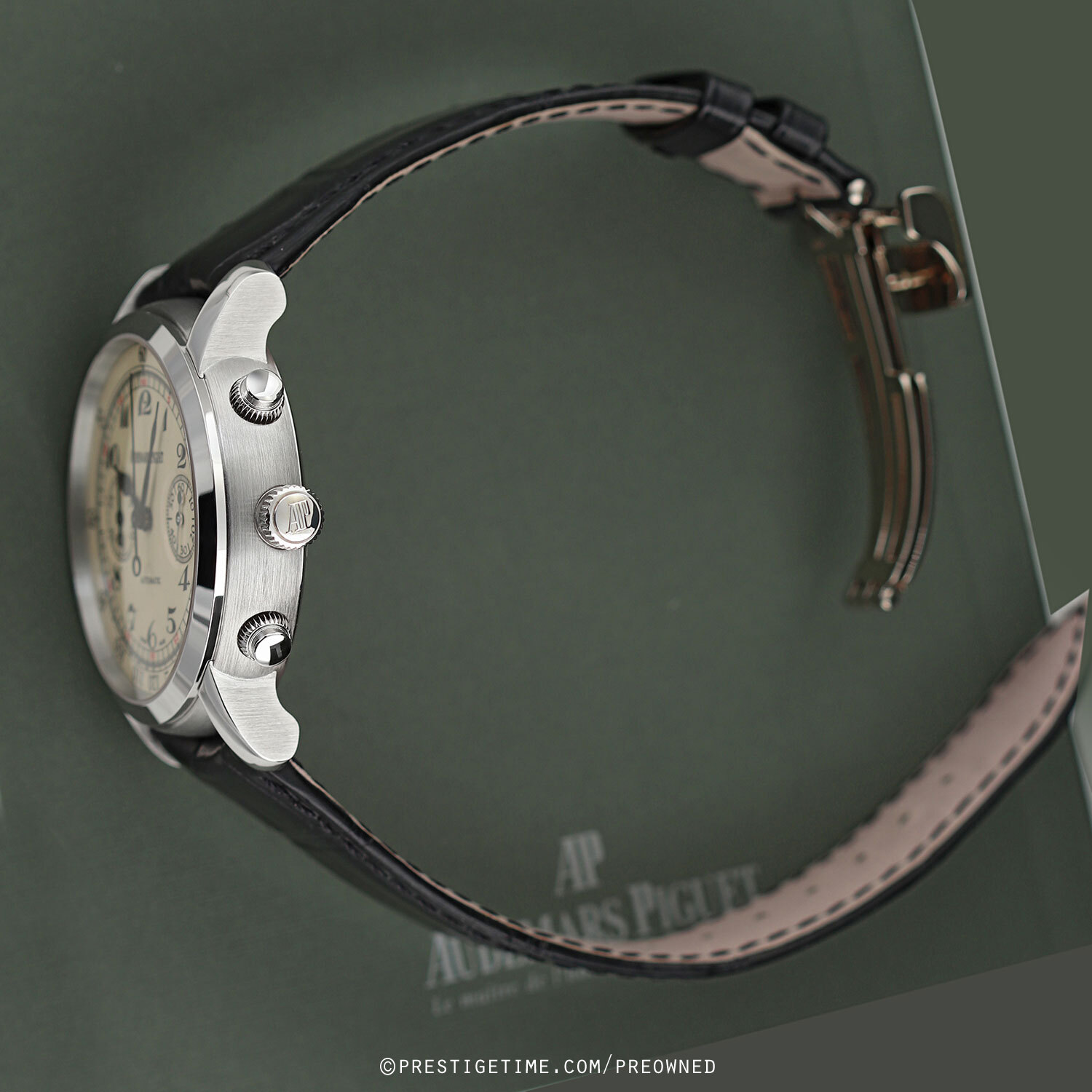 Pre-owned Audemars Piguet Jules Audemars Automatic Chronograph 26100bc ...