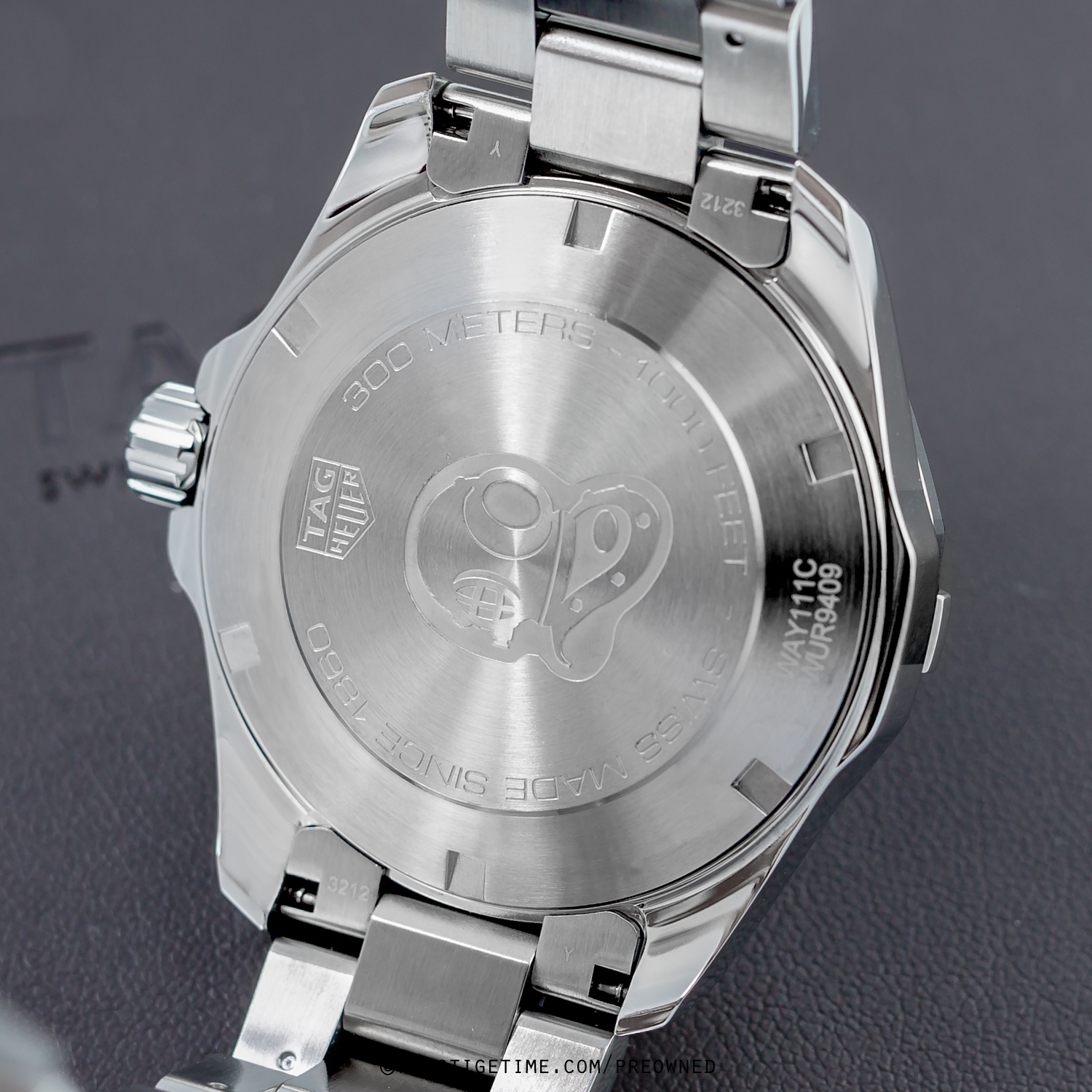 Pre-owned Tag Heuer Aquaracer Quartz 41mm way111c.ba0928